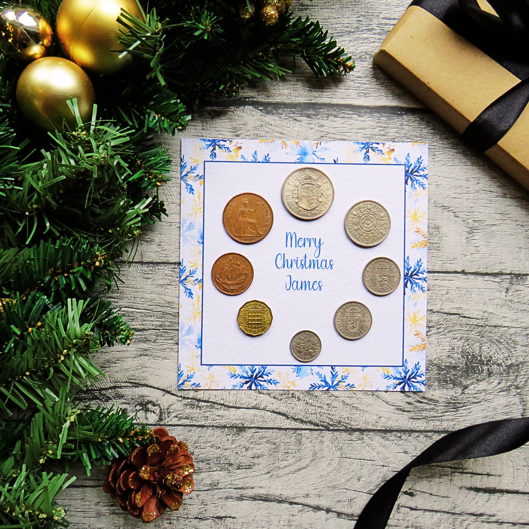 Personalised Mounted Christmas Coin Set – Choose Your Year – J.W.B ...