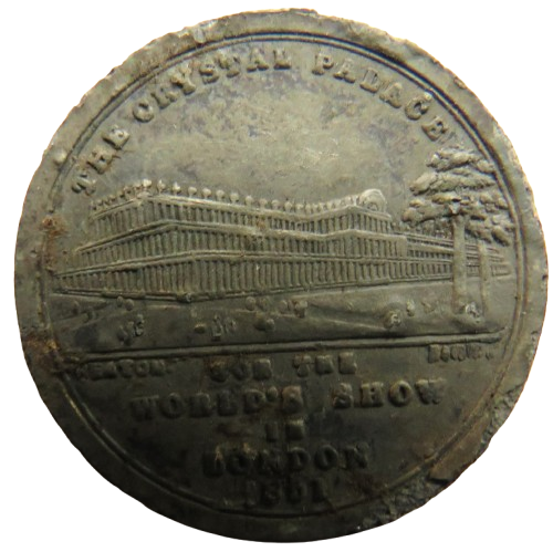1851 The Crystal Palace The World's Show London Medal – J.W.B Coins ...