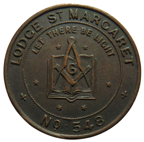 Lodge St Margaret No 548 Masonic Mark Token – J.W.B Coins & Collectables